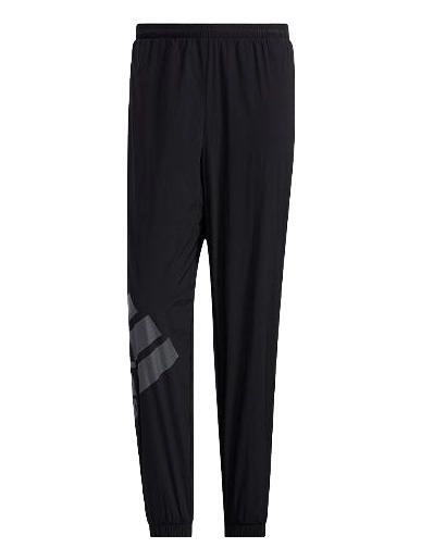 Adidas Logo Alphabet Printing Colorblock Bundle Feet Sports Pants - Black