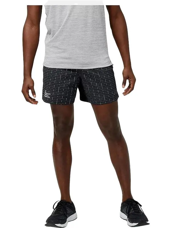 NEW BALANCE Impact Run Luminous 6 Inch Shorts - Black