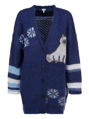 Loewe Ss21 Large Multi-color Cardigan - Tan