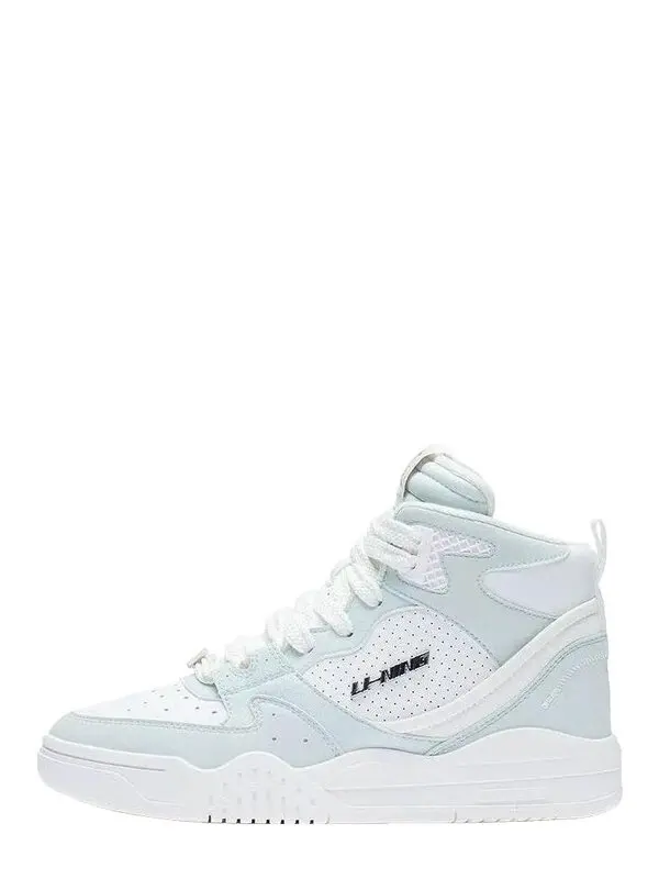 LI-NING High Top Sneakers - White/blue