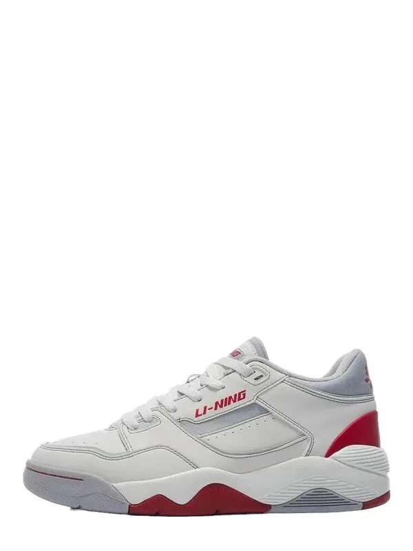 LI-NING Retro 80s Sneakers - White/red