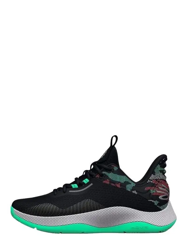 Under Armour Curry Hovr Splash 2 Basketball Shoes - Black/green/grey