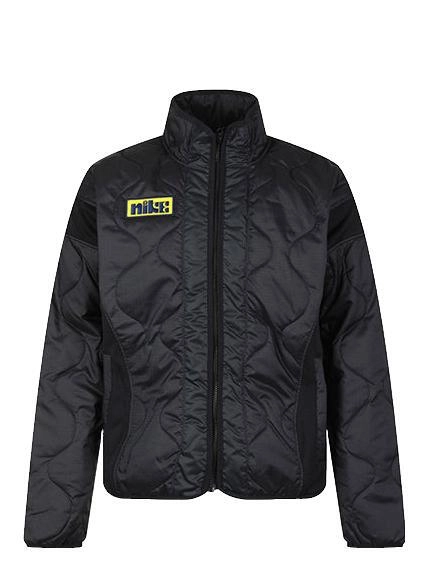 Nike Quilted Liner Jacket With Graphic Detail - Black