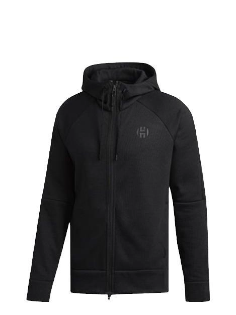 Adidas Harden Basketball Hooded Jacket - Black