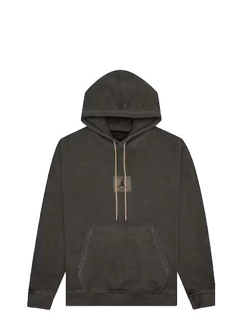 JORDAN Air Flight Heritage Washed Fleece Pullover Hoodie - Black