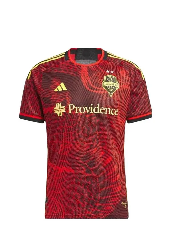 Adidas Seattle Sounders Fc 23/24 Away Authentic Jersey - Red