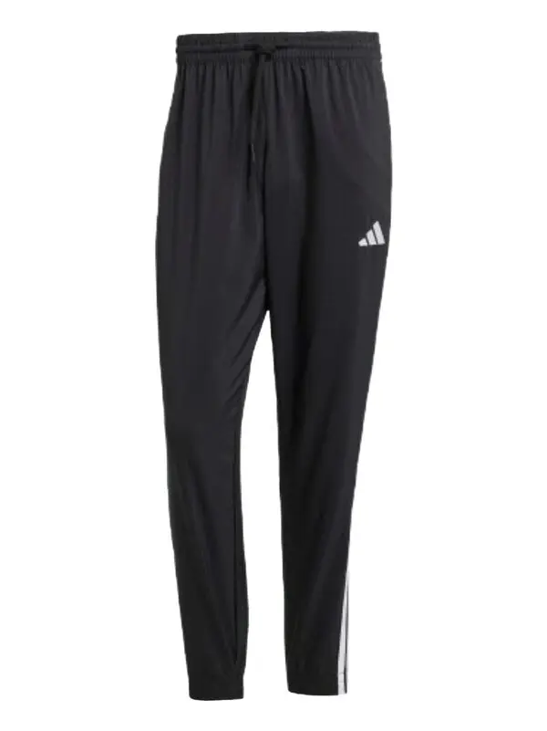 Adidas Essentials 3-stripe Sweat Pants Asia Sizing 'black White - Black/white