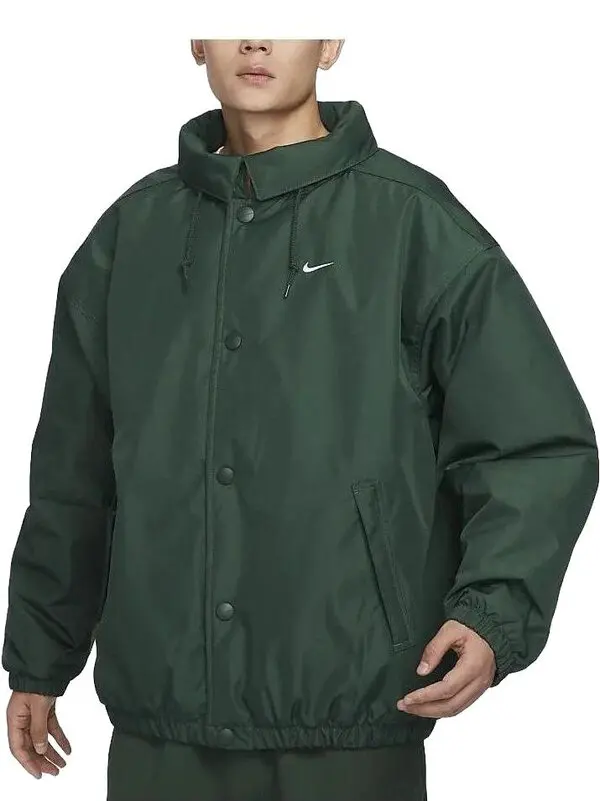 Nike Solo Swoosh Puffer Jacket - Green