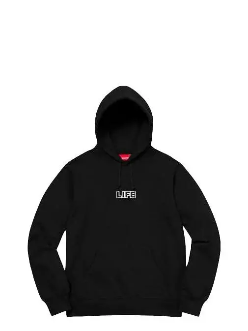 Supreme X Gilbert X George Life Hooded Sweatshirt - Black/multi-color
