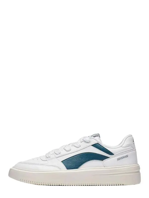 LI-NING Casual Lifestyle Skate Shoes - White/blue