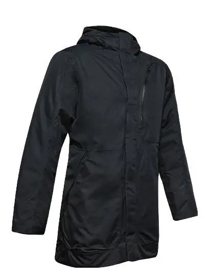 Under Armour Project Rock Unstoppable Waterproof Down Parka - Black