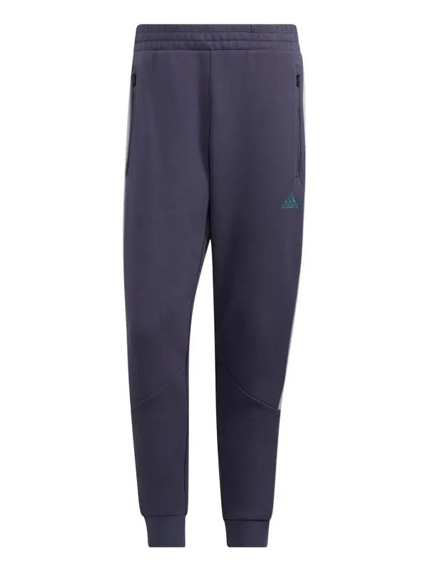 Adidas St Blok Knpnt Logo Printing Elastic Waistband Bundle Feet Sports Pants/trousers/joggers Blue - Default Colorway