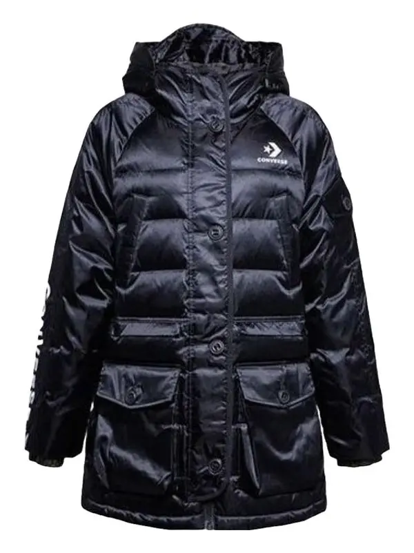 CONVERSE Iridescent Down Fill Jacket - Black