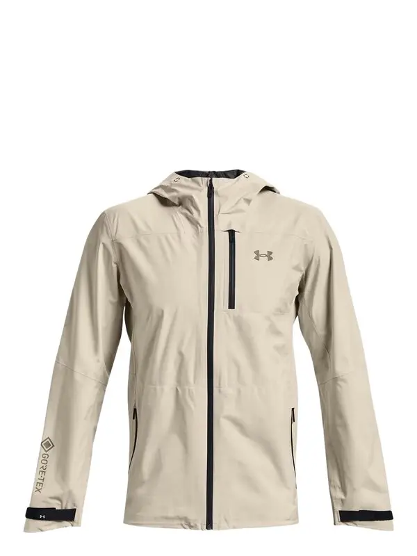 Under Armour Stormproof Gore-tex Paclite 2.0 Jacket - Beige/black