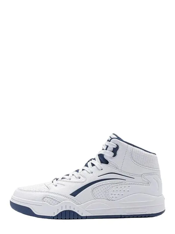 LI-NING Moyuan High Top Sneakers - White/navy