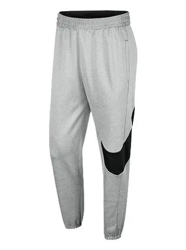 Nike Fleeced Casual Ankle Banded Pants Gray - Grey
