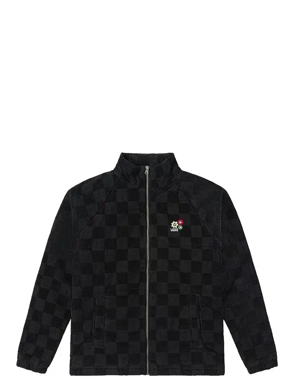 VANS Floral Cord Checker Jacket - Black