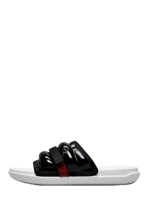 JORDAN Air Super Play Slide - Black/white/red