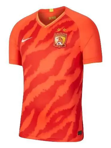 Nike 2020 Guangzhou Evergrande Taobao Shirt Red - Orange