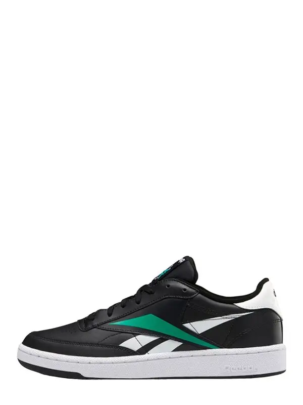 REEBOK Club C Vector Low Top Sneakers - Black/white/emerald