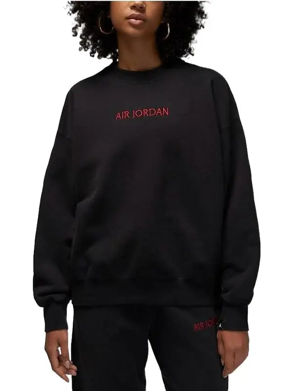 JORDAN Worldmark Crewneck Sweatshirt - Black