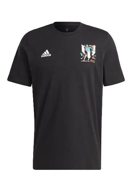 Adidas Messi Football Icon Graphic Tee - Black