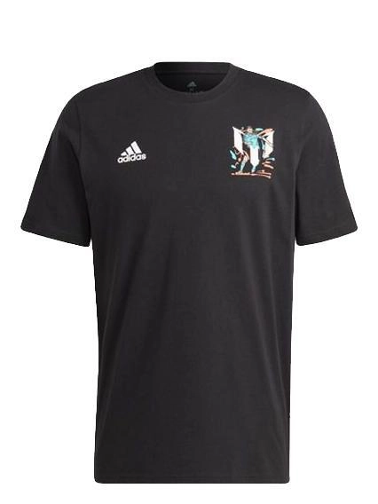 Adidas Messi Football Icon Graphic Tee - Black