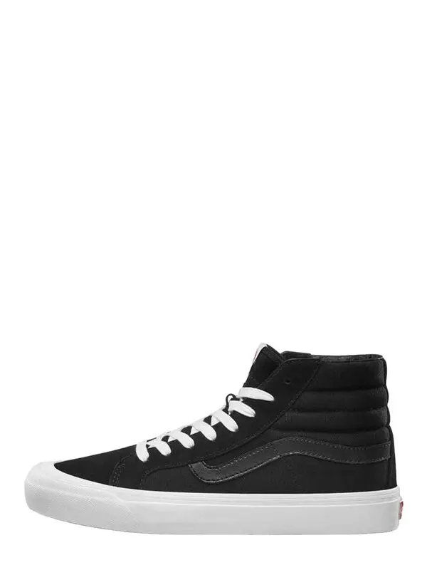 VANS Og Style 138 Lx Checkerboard High Top Sneakers - Black