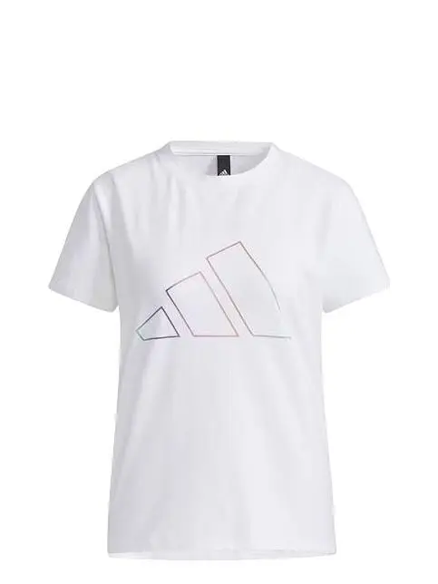 Adidas Fi Mountain Logo White T-shirt - Default Color