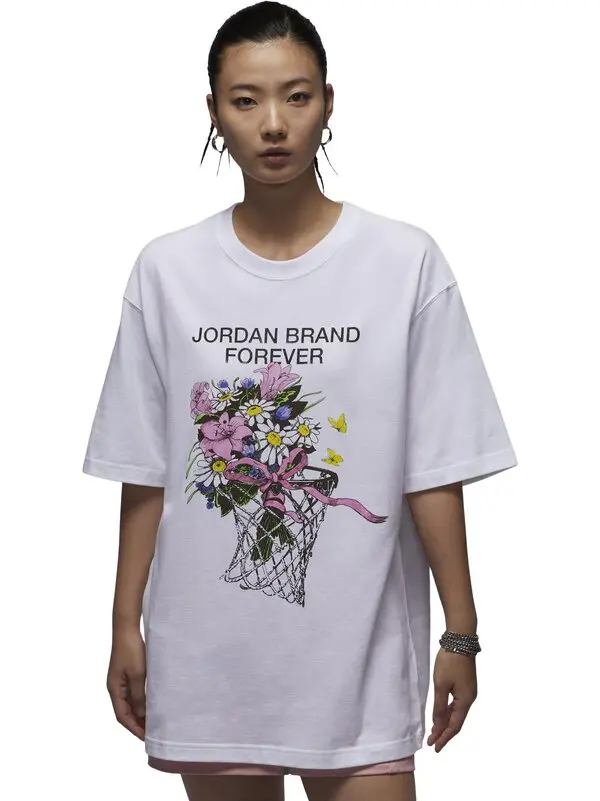 JORDAN Brand Oversized Graphic T-shirt - White