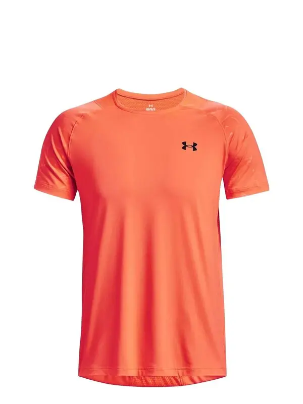 Under Armour Rush Emboss Short Sleeve T-shirt - Orange