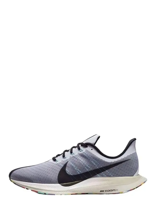 Nike Zoom Pegasus Turbo Athletic Sneakers - White/black-hyper Jade-hyper Grape