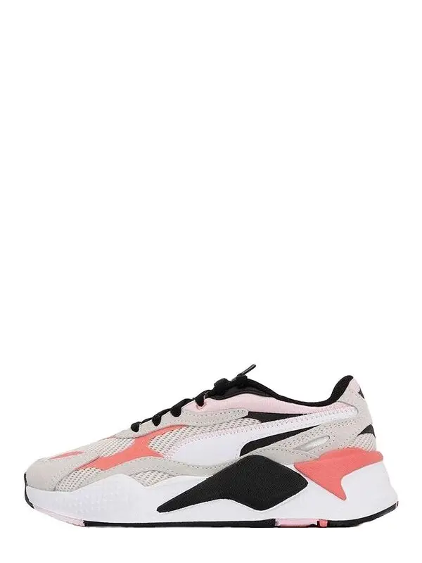 PUMA Rs-x3 Twill Air Mesh Sneakers - Gray/pink
