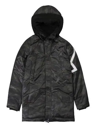JORDAN Air Sports Hooded Down Coat - Black