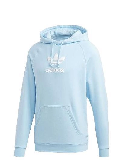 Adidas Originals Plush Printing Hoodie - Light Blue