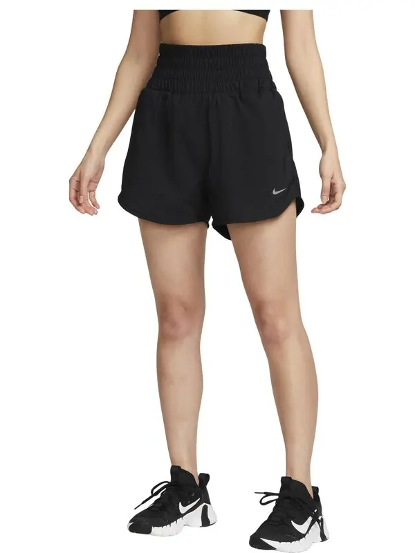 Nike Dri-fit Ultra High-waisted 3" Brief-lined Shorts - Black