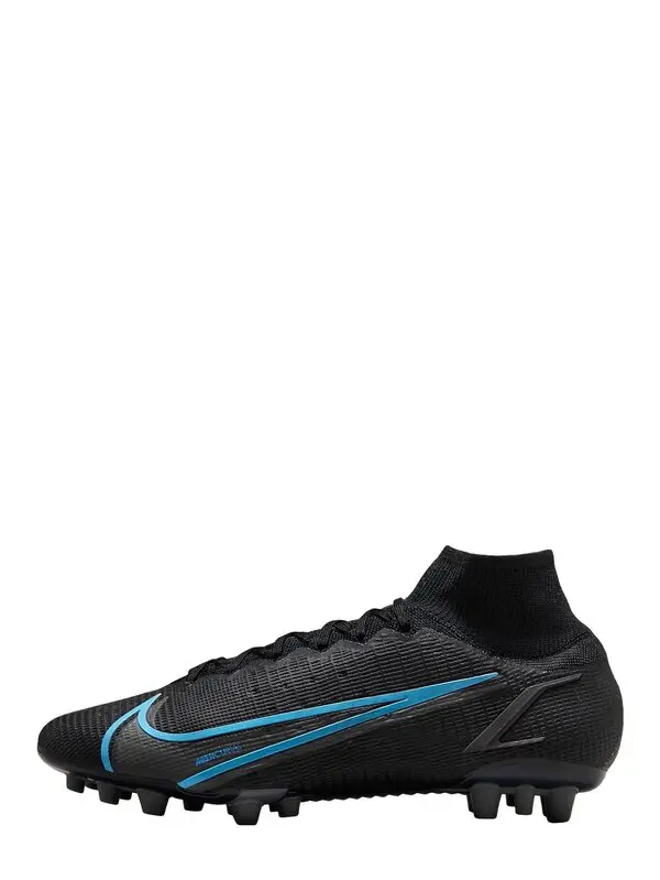 Nike Mercurial Superfly Elite Ag Soccer Cleats - Black/blue