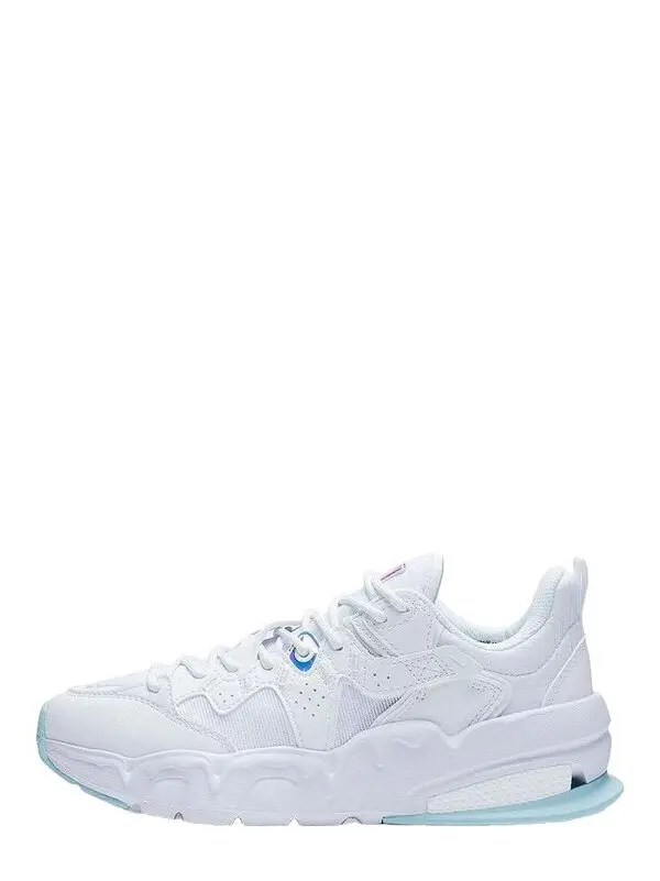 LI-NING Flex Sportstyle Athletic Lace-up Sneakers - White/blue