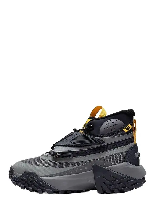 LI-NING Counterflow Linchuan Dream Pursuit High Top Sneakers - Grey/black/yellow
