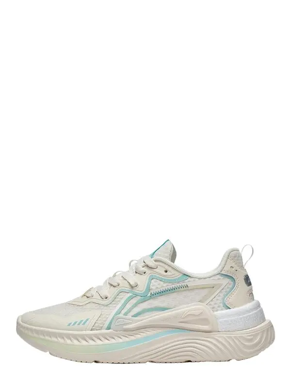 LI-NING Qingyou Athletic Sneakers - Beige/mint Green