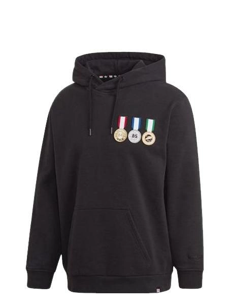 Adidas Originals Run Dmc Casual Sports Hoodie - Black