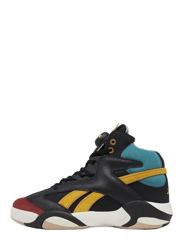 REEBOK X Street Fighter Shaq Attaq Champion Edition High Top Sneakers - Core Black/dark Sable/luxe Blue