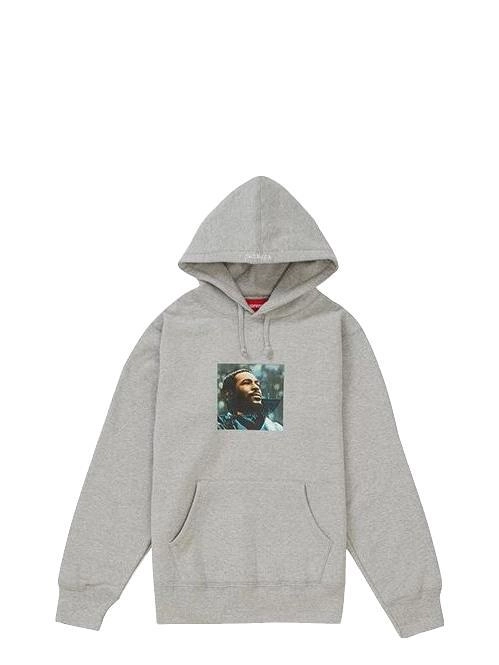 Supreme Marvin Gaye Hooded Sweatshirt - Grey