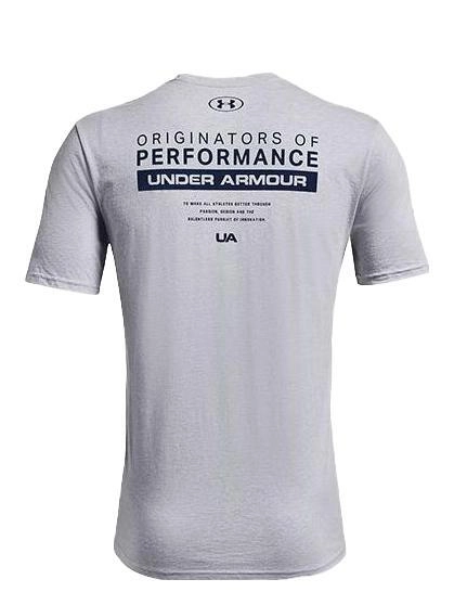 Under Armour Bar Originators Of Performance Short Sleeve Shirt - Gray