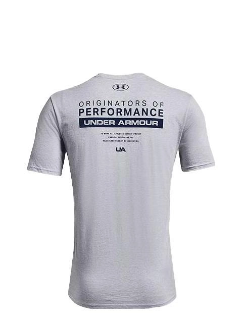 Under Armour Bar Originators Of Performance Short Sleeve Shirt - Gray