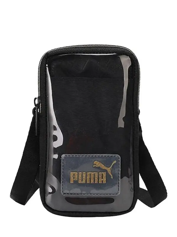 PUMA Pop Sling Pouch Bag - Black/gold