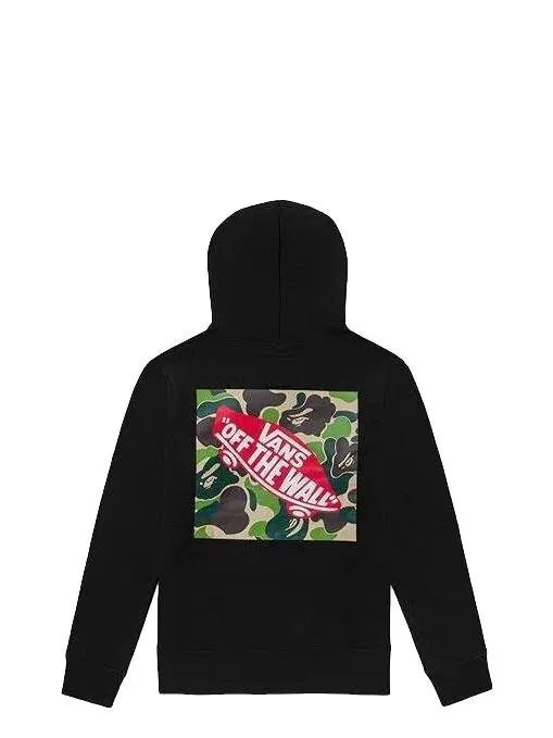 VANS X Bape Camo Pullover Hoodie - Black
