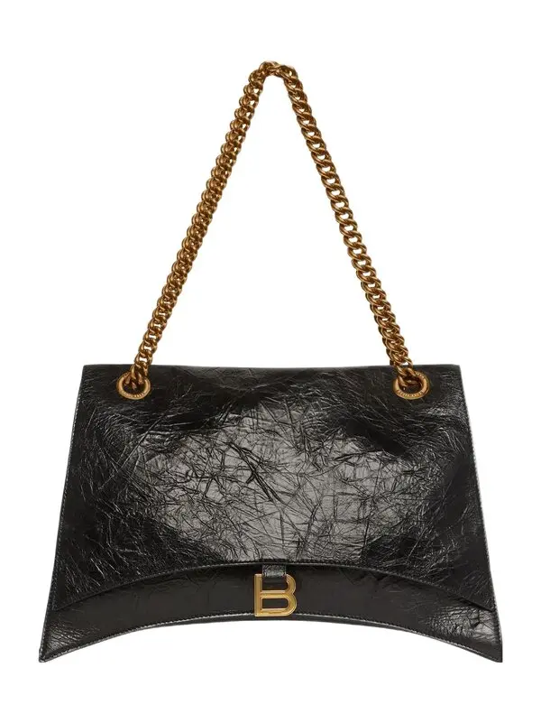 Balenciaga Crush Large Chain Bag - Black