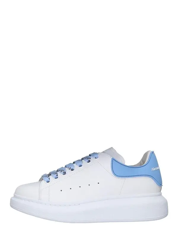 Alexander McQueen Oversized Sneakers - White/sky Blue
