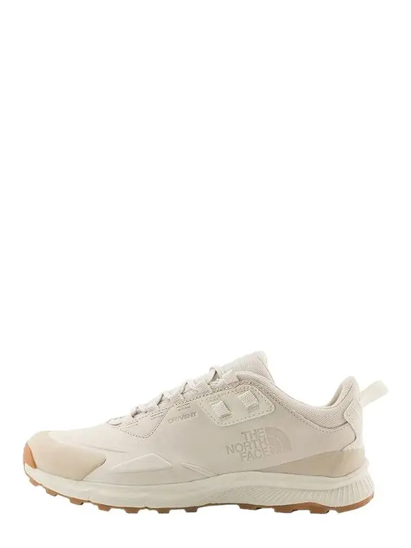 The North Face Cragstone Leather Waterproof Hiking Shoes - Beige/white